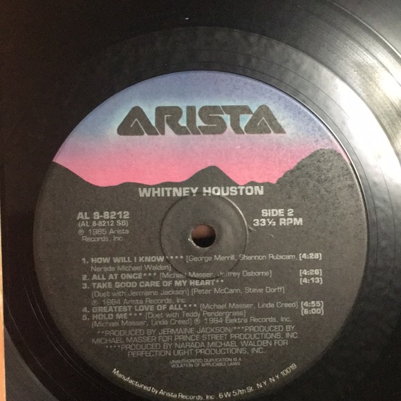 Other | Original Whitney Houston Record | Poshmark
